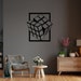 Rubic Cube Metal Wall Art Geometric Wall Decor Rubik's Cube Art Game ...