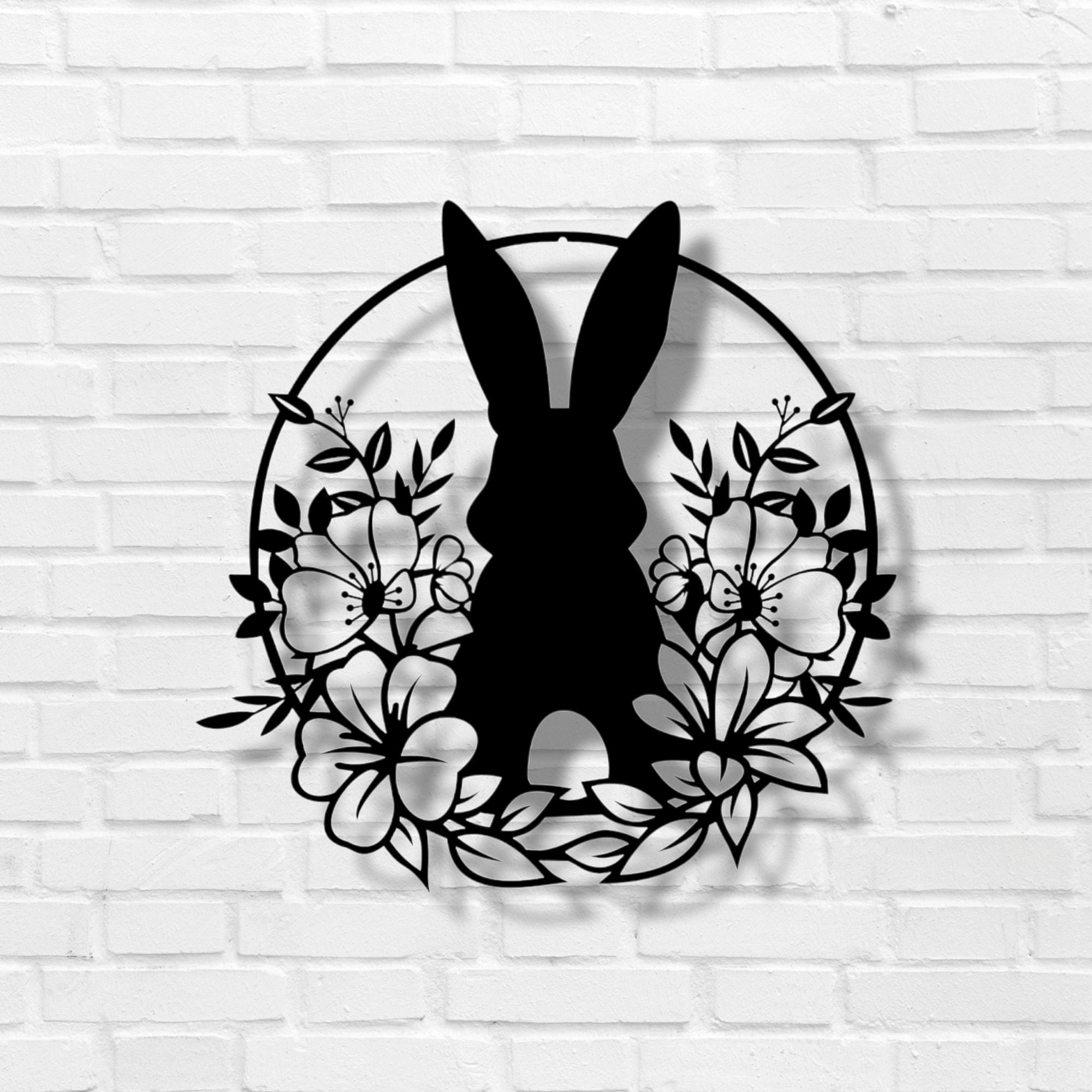 Easter Rabbit Decor Rabbit Door Decor Garden Rabbit Decor - Etsy