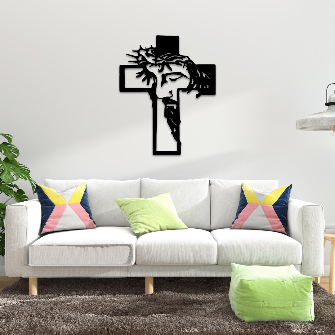 Jesus Metal Wall Art Decor | Christian Wall Art | Wall Hangings | Faith ...