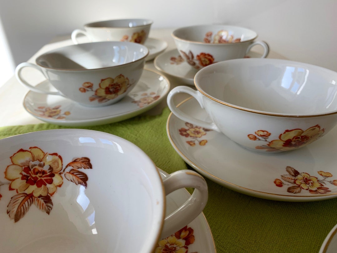 LAVENO VERBANO Vintage Porcelain Tea or Coffee Set 40s Made in Italy - Etsy