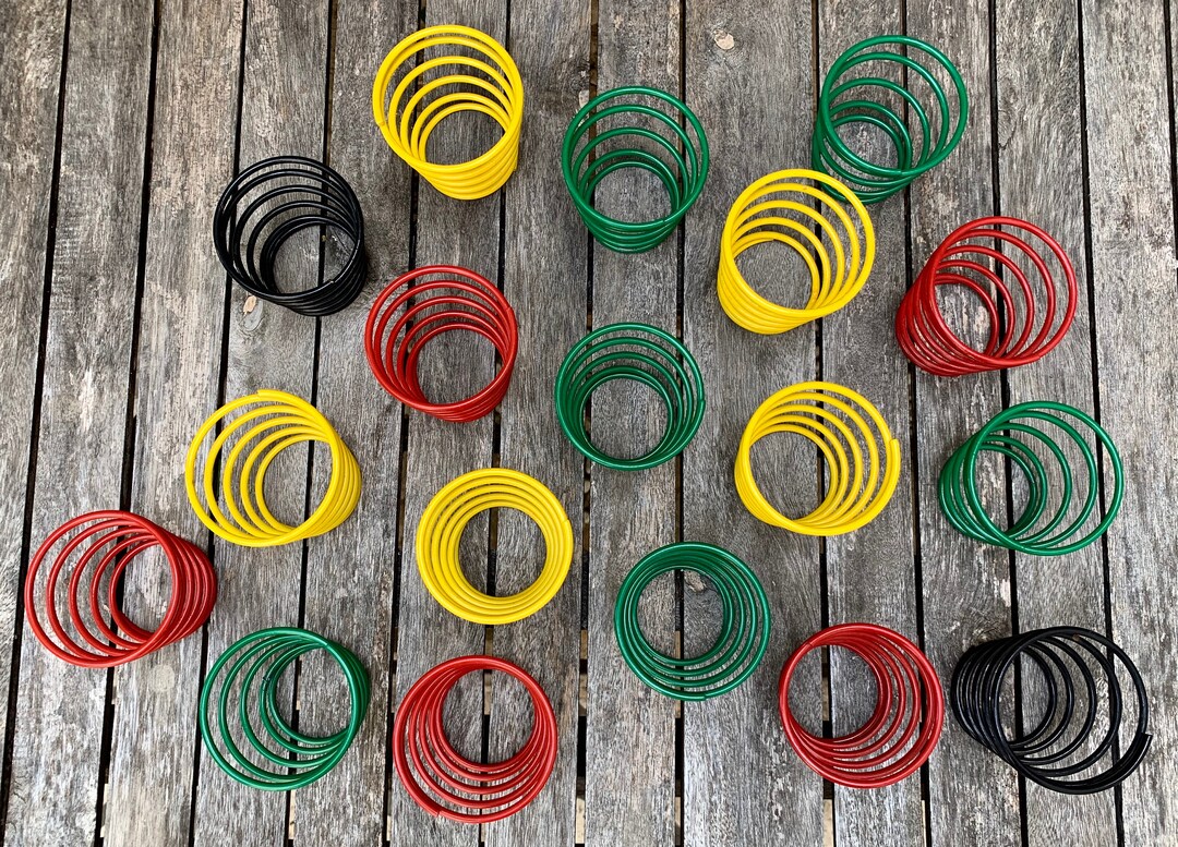 Vintage Spring-loaded Cup Holder in Fire-enamelled Metal in Different ...