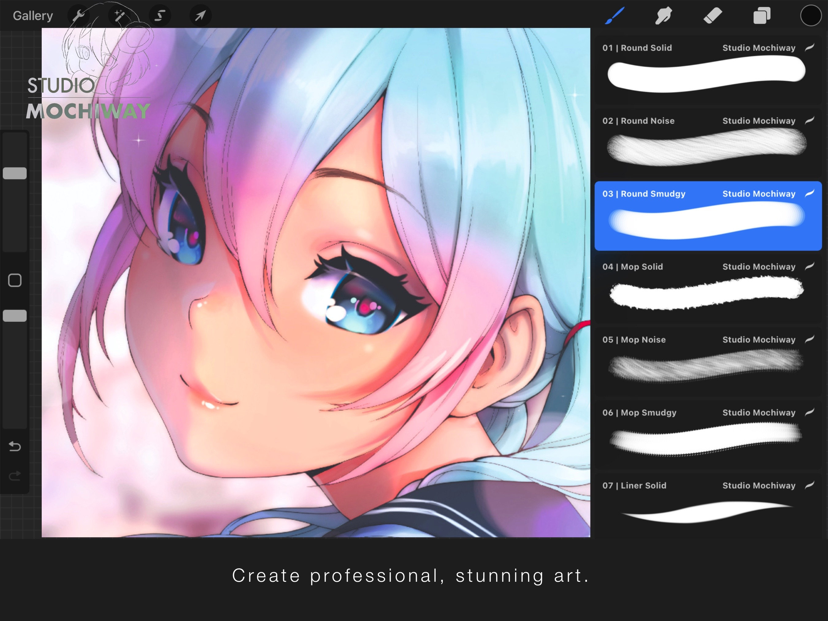 Filler - 15 Procreate Brushes, Manga Anime Comic Toolkit, Background ...