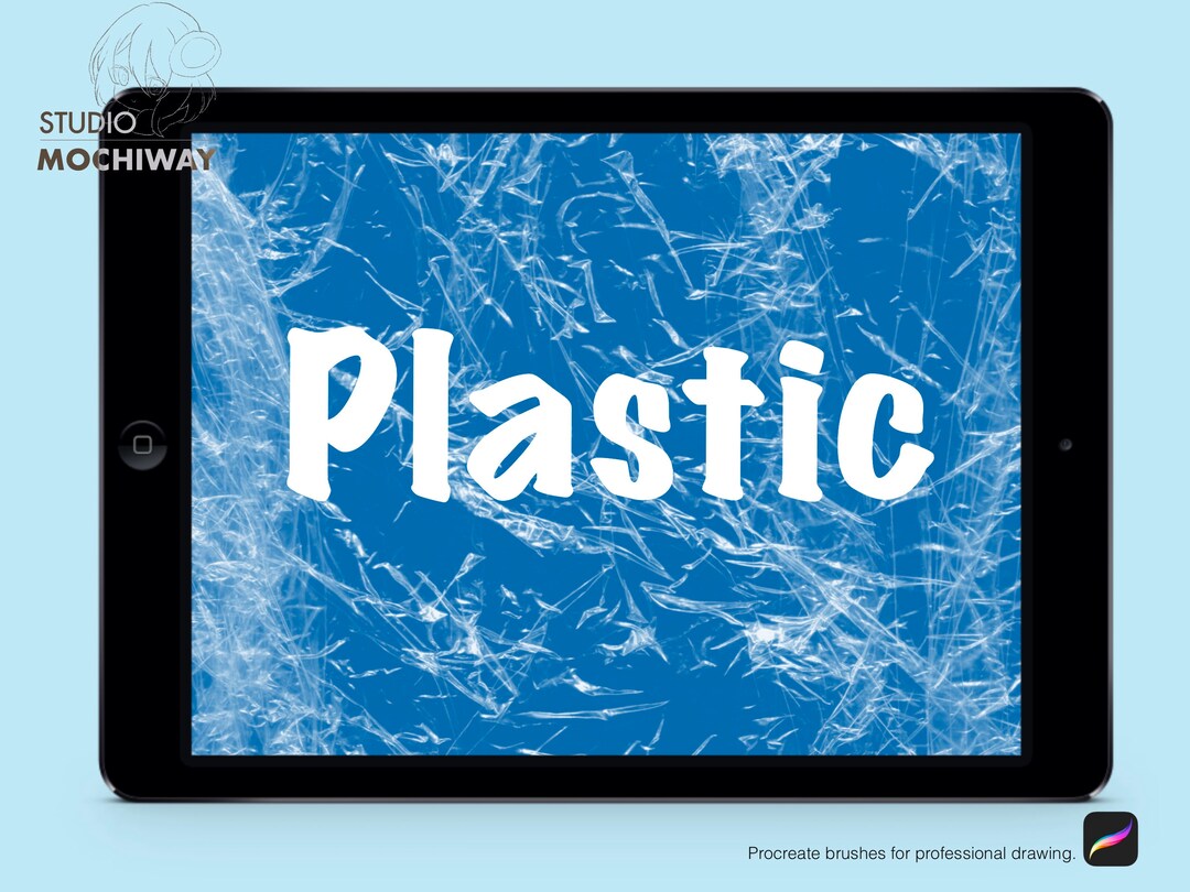 Plastic - 8 Procreate Brushes, 3D Shiny Texture Effect, Transparent ...