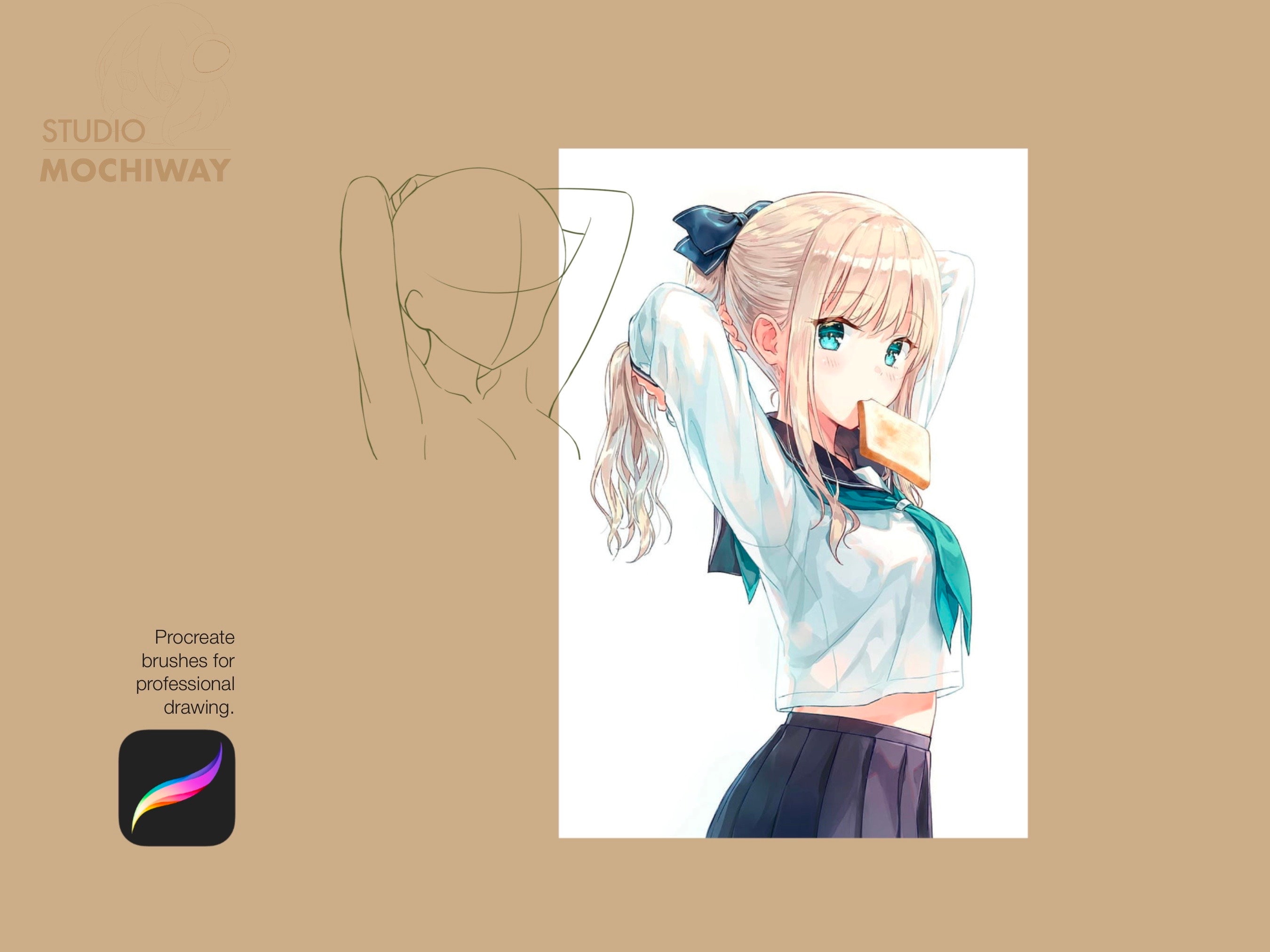 Poses 75 Procreate Brushes Manga Creator Toolkit Artist - Etsy