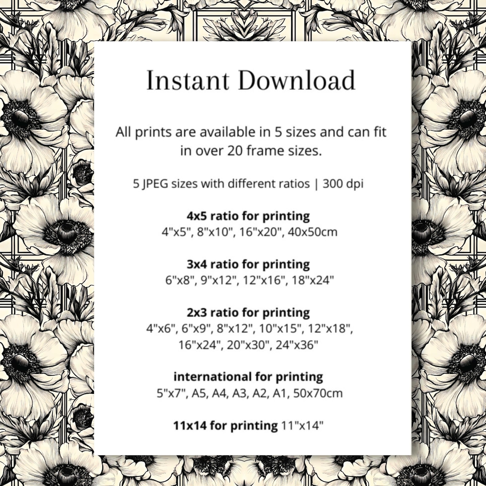 Blue Moon Art Deco Print Blue Art Nouveau Printable Art Bohemian Home ...