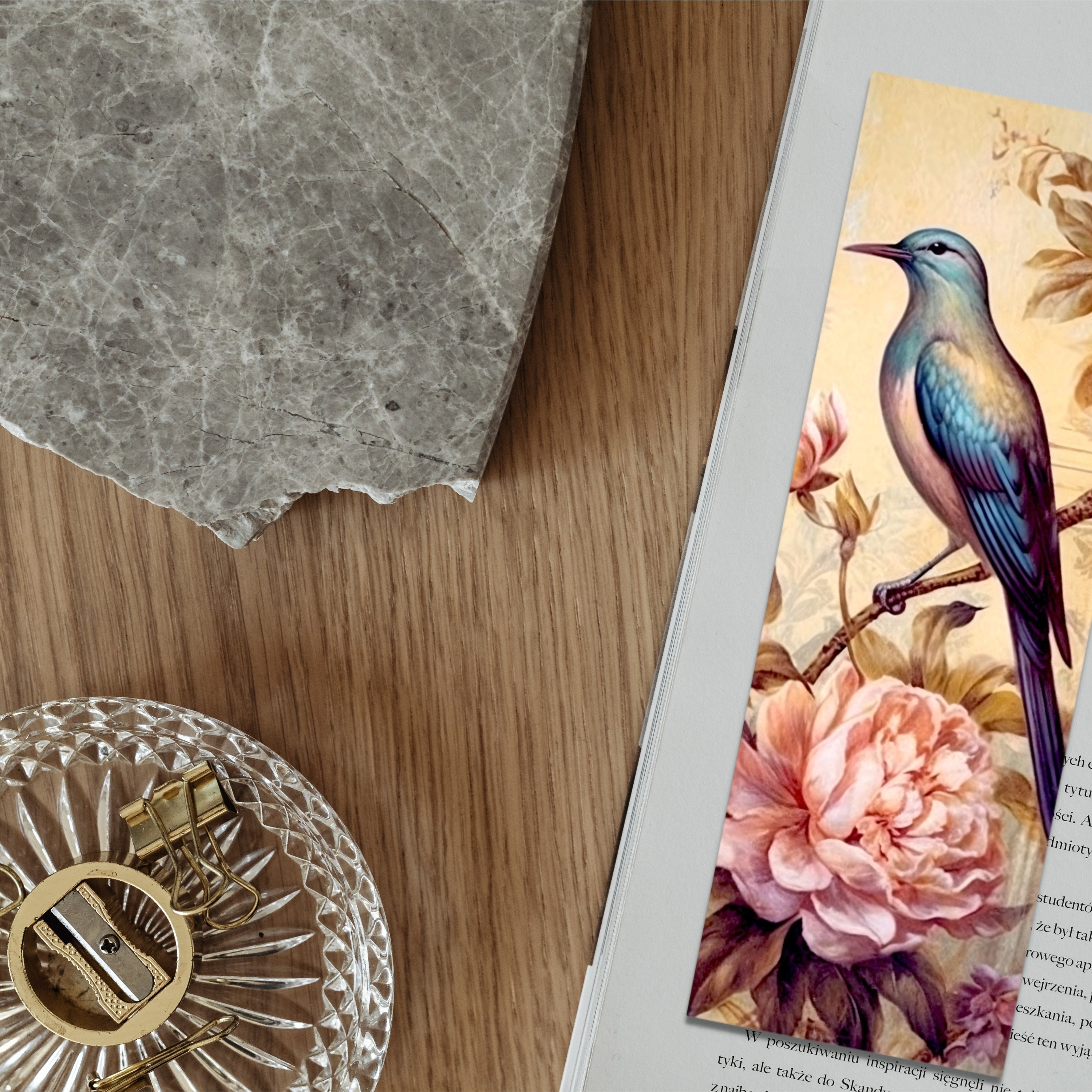 Vintage Birds Printable Set of 4 Bookmarks, Gift for Reader, Bird Lover ...