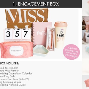 Engagement Gifts for Couple, Engagement Gift Box, Engagement Gift ...