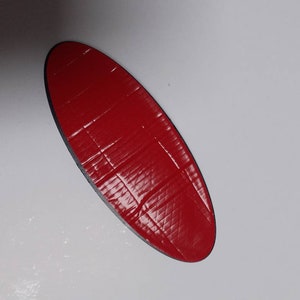 Ford 114mm X 45mm Badge Black With Red Logo Emblem Logo ** - Etsy UK