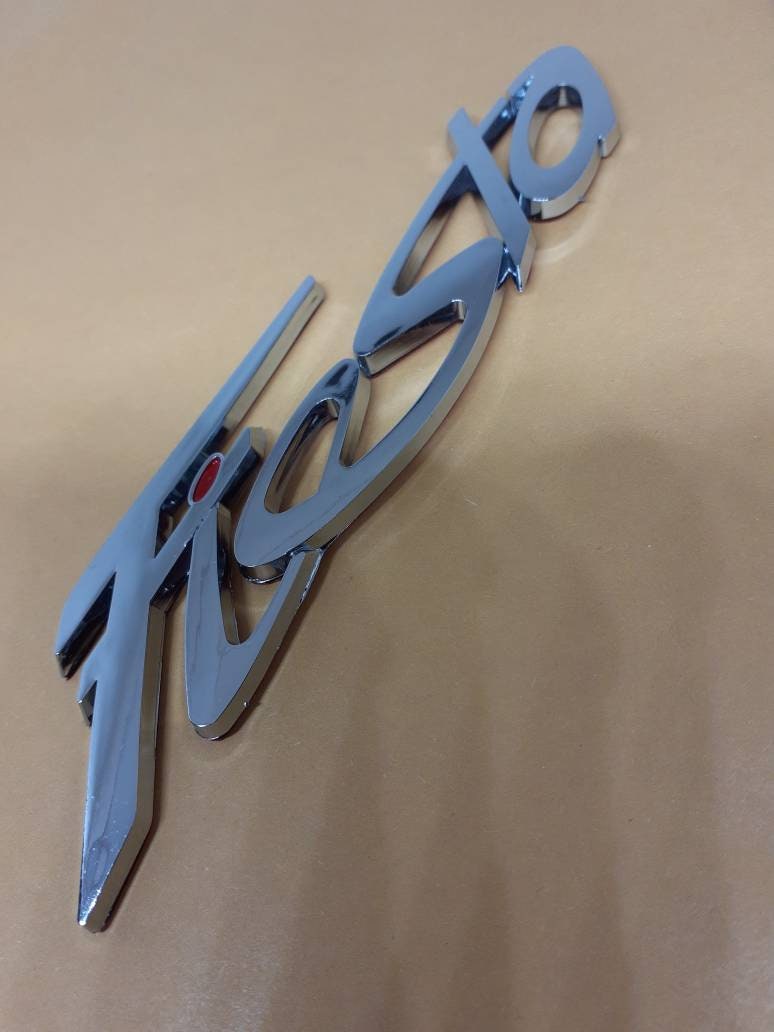 Ford Fiesta Lettering Silver Emblem Logo Badge Replacement - Etsy