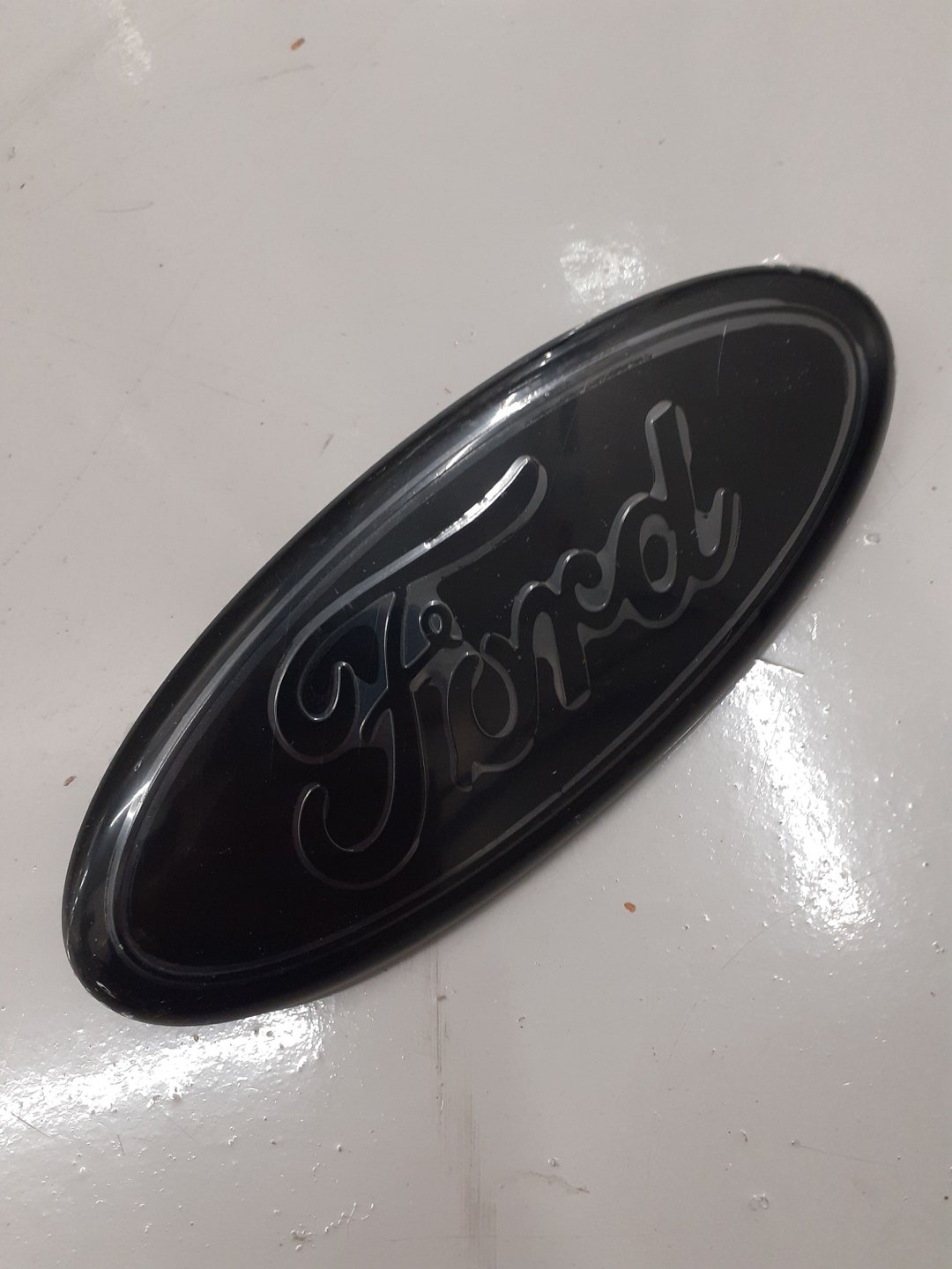 Ford 230mm X 90mm Transit Van Badge Gloss Black Logo Badge Emblem - Etsy