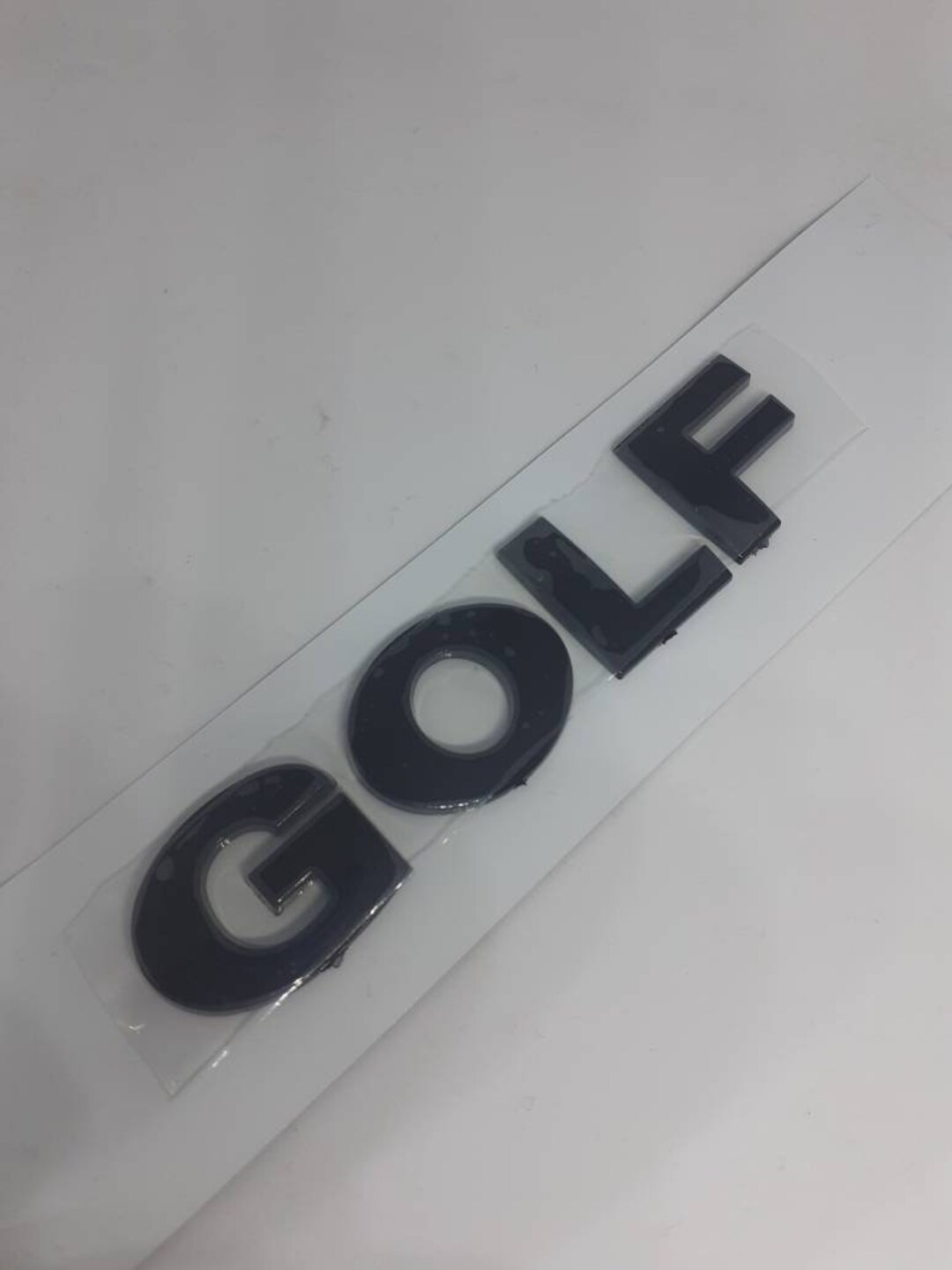 VW Golf GOLF 3D Black Badge Emblem Logo Lettering High Quality - Etsy