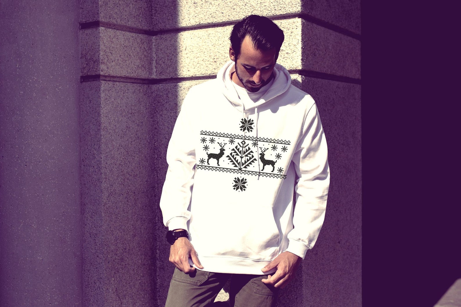 Festive Christmas Sweater SVG: Nordic Pattern to Create Cozy Holiday ...