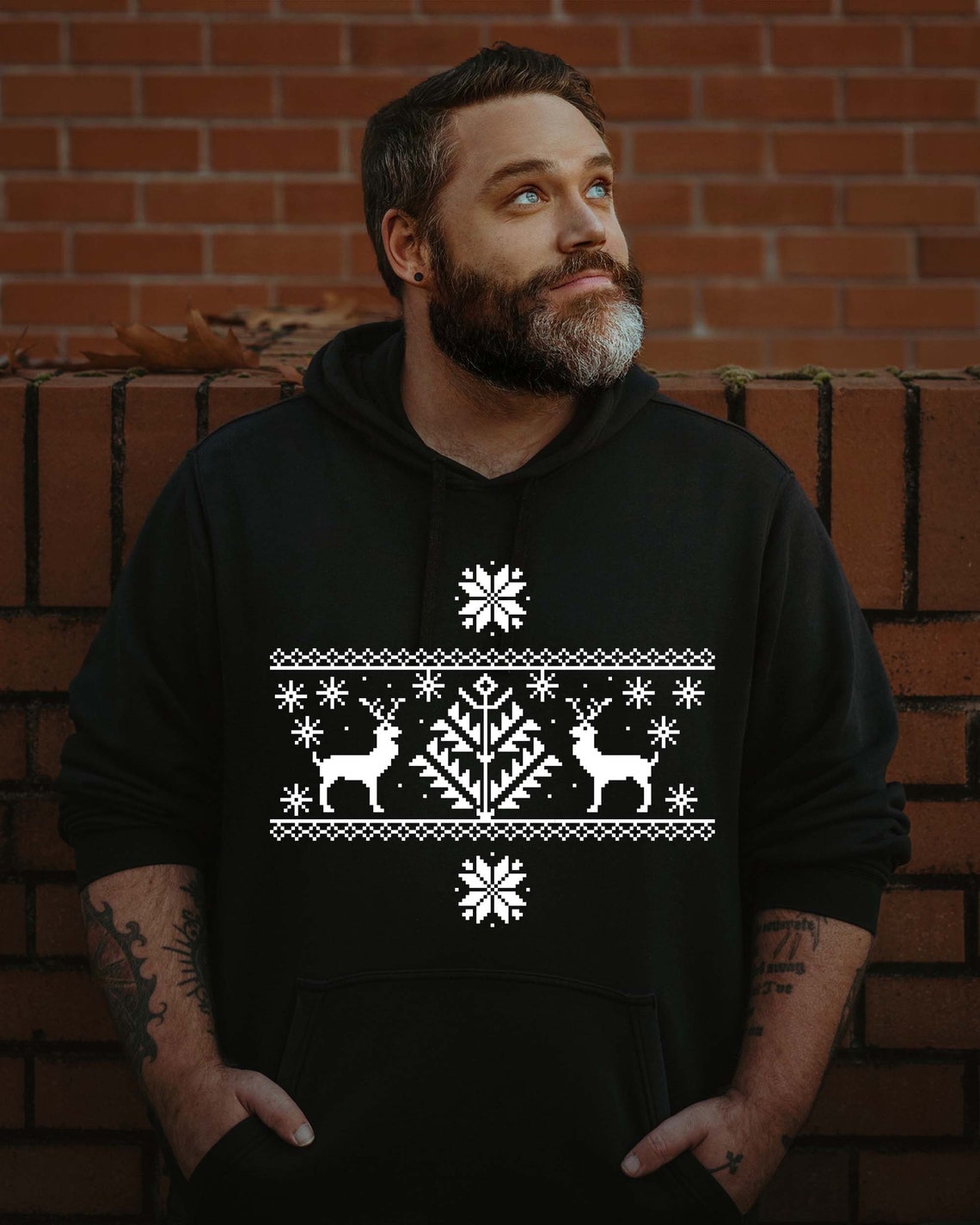 Festive Christmas Sweater SVG: Nordic Pattern to Create Cozy Holiday ...