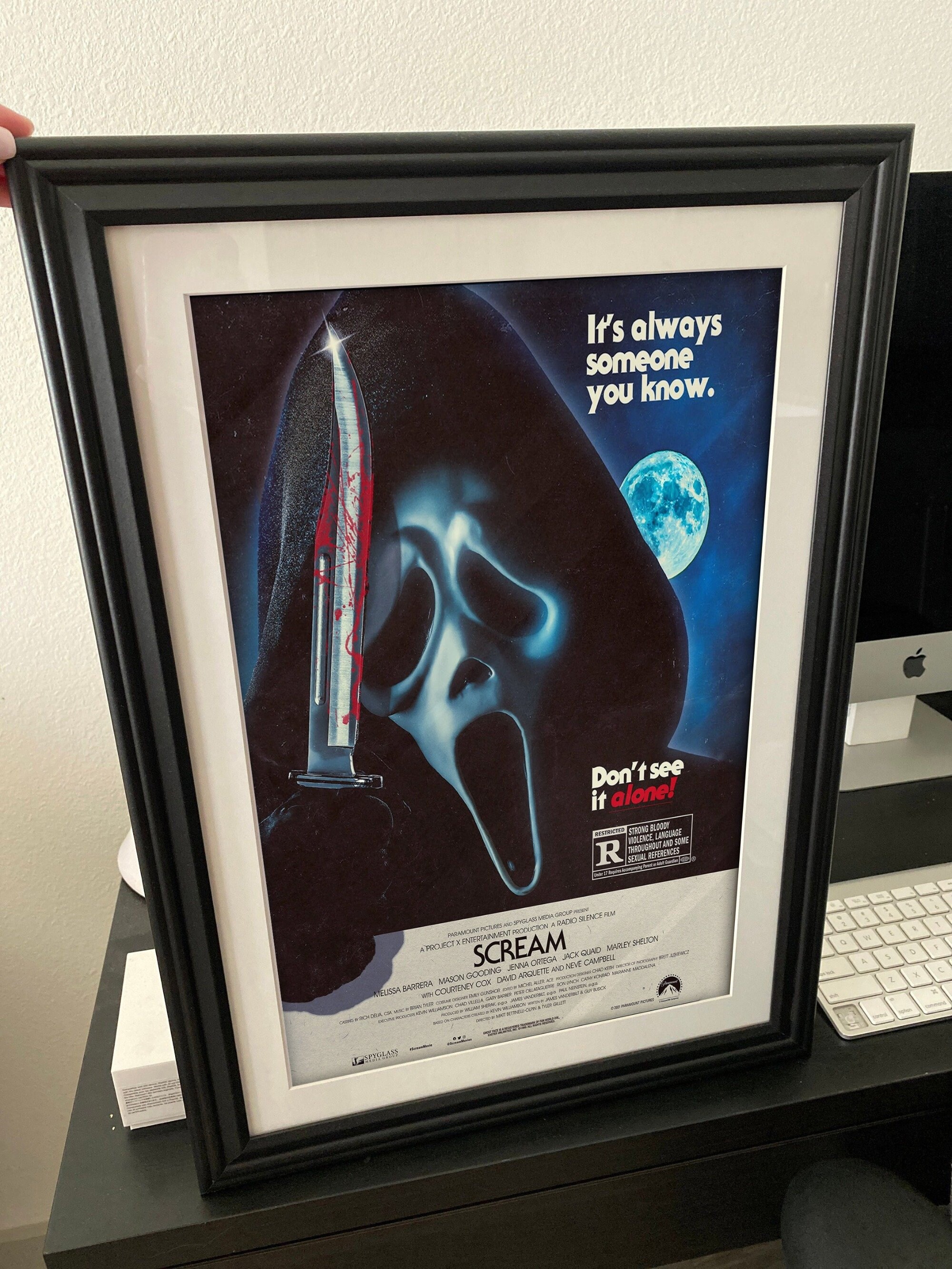 Screm Poster Ghostface Wall Art Canvas Print Ghost Poster - Etsy