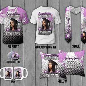 Personalized 3D Graduation Shirts, Graduation College Pillow ...