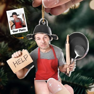Personalized Funny Photo Ornament, Funny Christmas Ornament, Funny ...