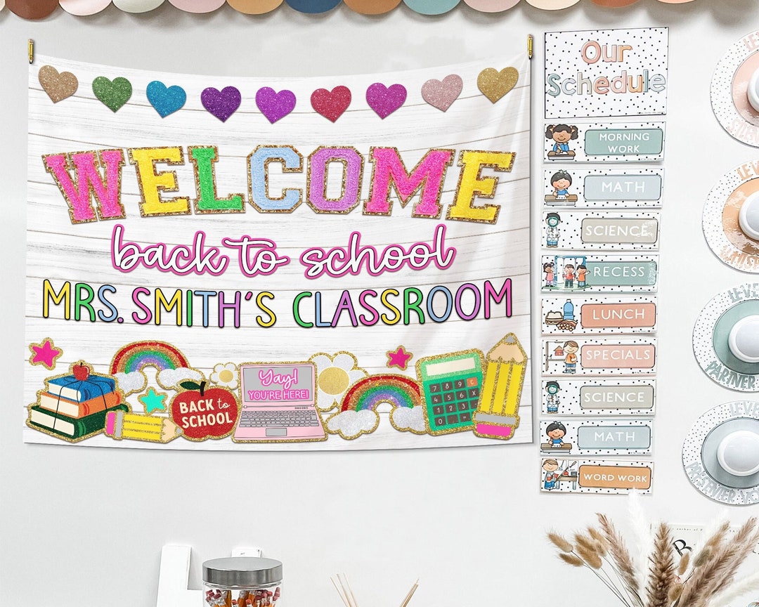 Custom Classroom Tapestry, Classroom Decor, Classroom Composition ...