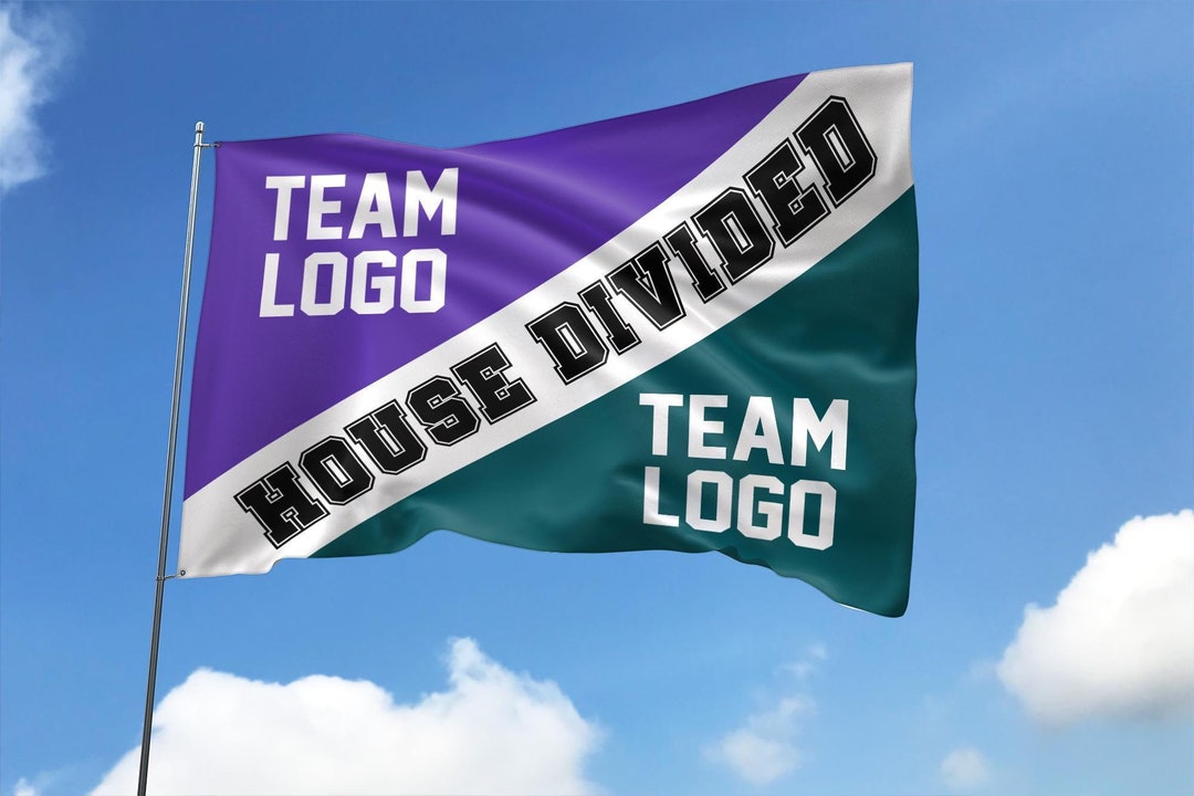 Custom House Divided Flag 3x5ft, College Football, College Flag ...