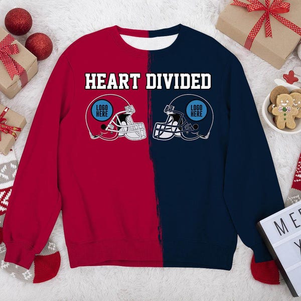 Nfl 2 Team Hoodie - Etsy