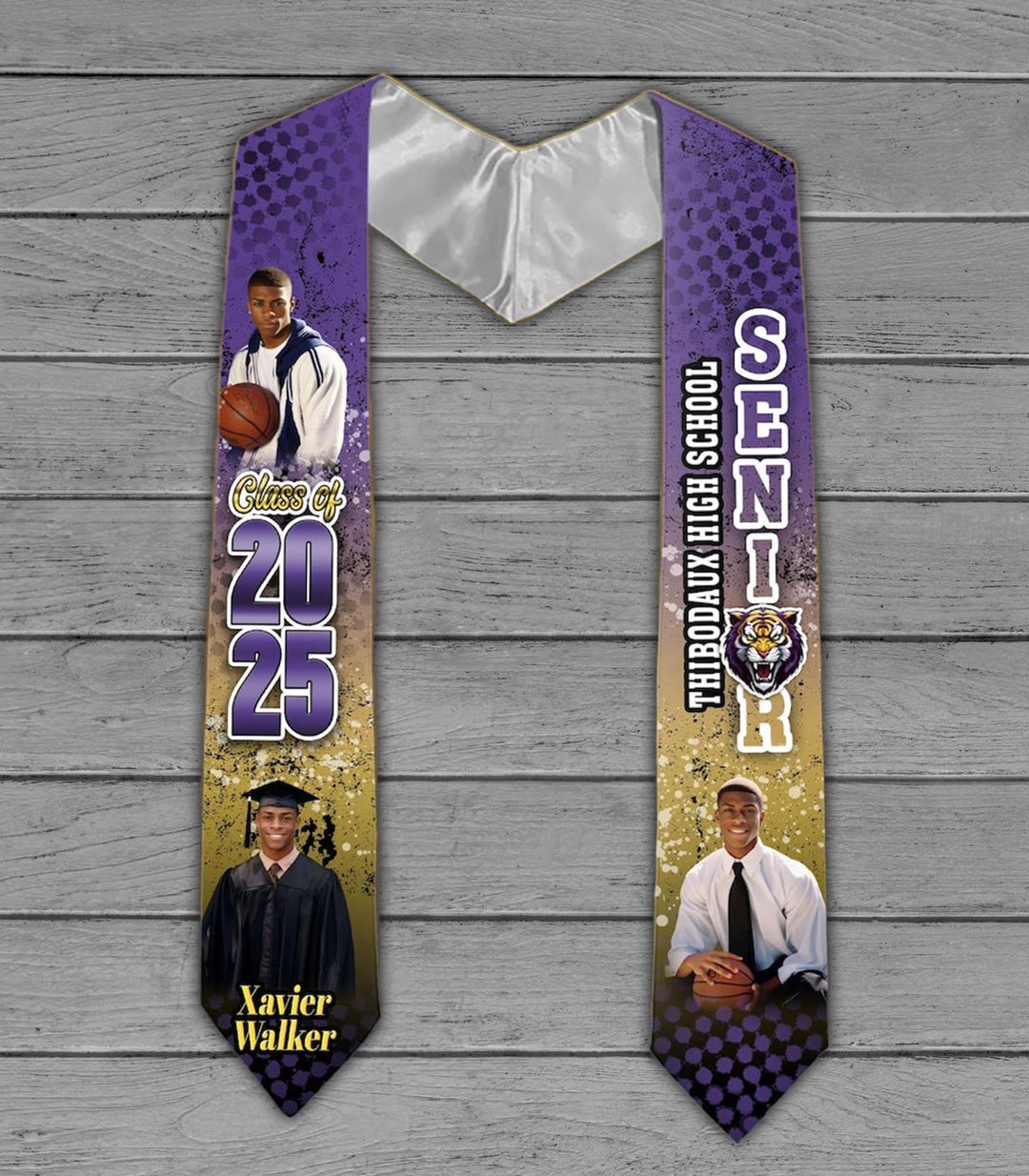 Personalized Graduation Stole, Custom Graduate Stoles 72in, Graduation ...