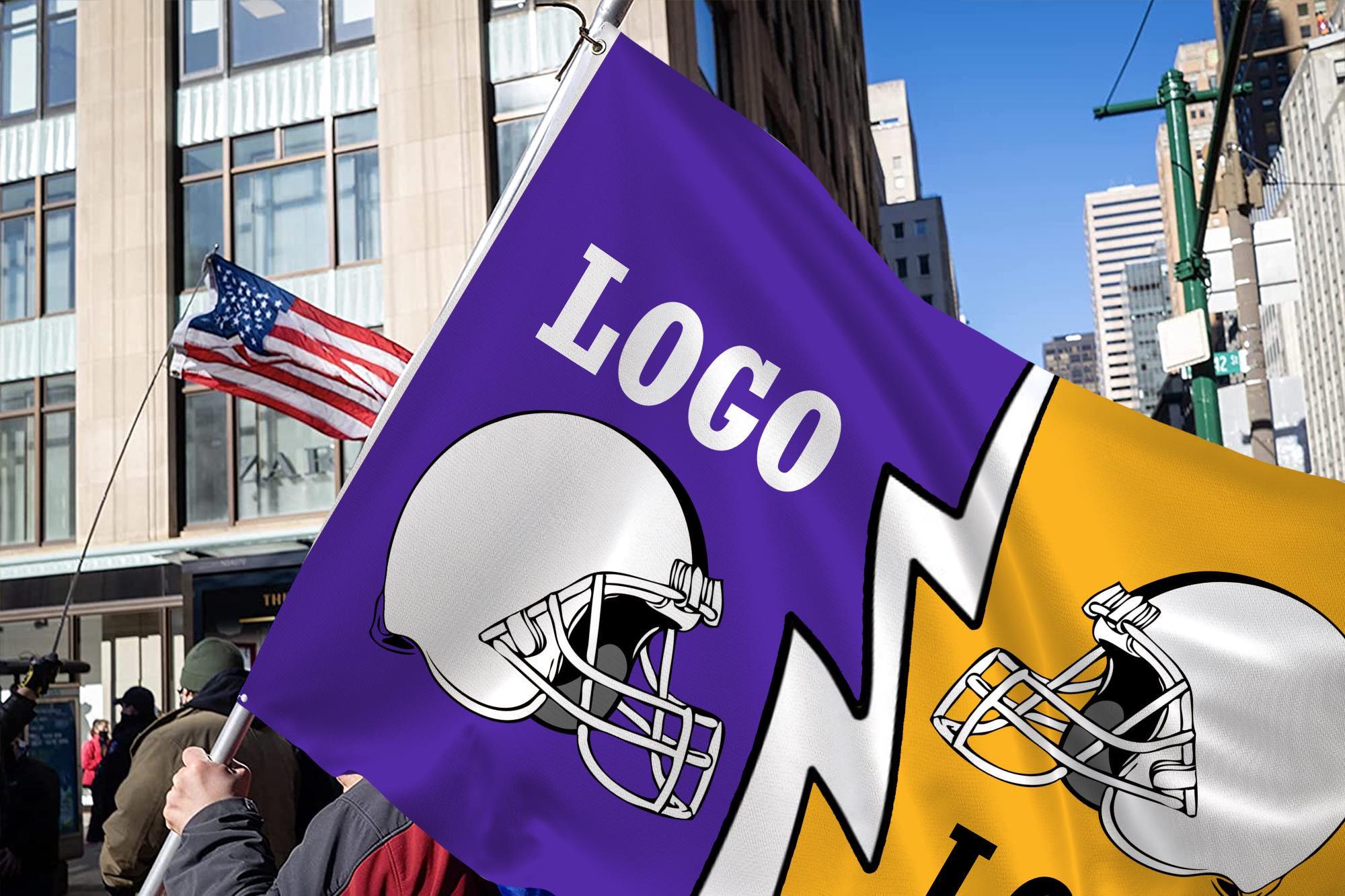 Custom House Divided Flag 3x5ft, College Football, College Flag ...