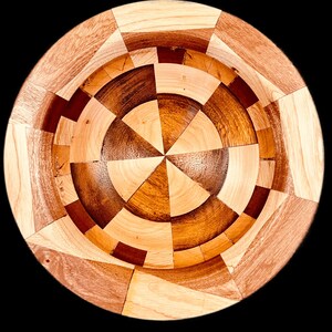 Handmade Segmented Wooden Bowl larbow - Etsy