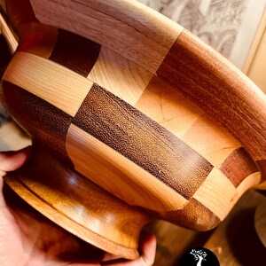Handmade Segmented Wooden Bowl larbow - Etsy