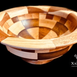 Handmade Segmented Wooden Bowl larbow - Etsy