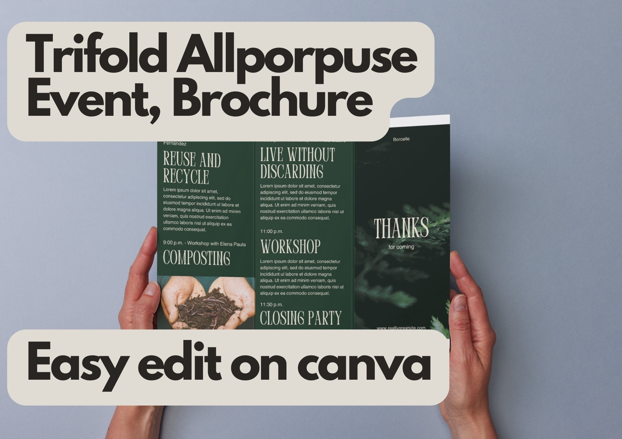 Eco-warrior Recycling & Waste Management Workshop Template, All Purpose ...