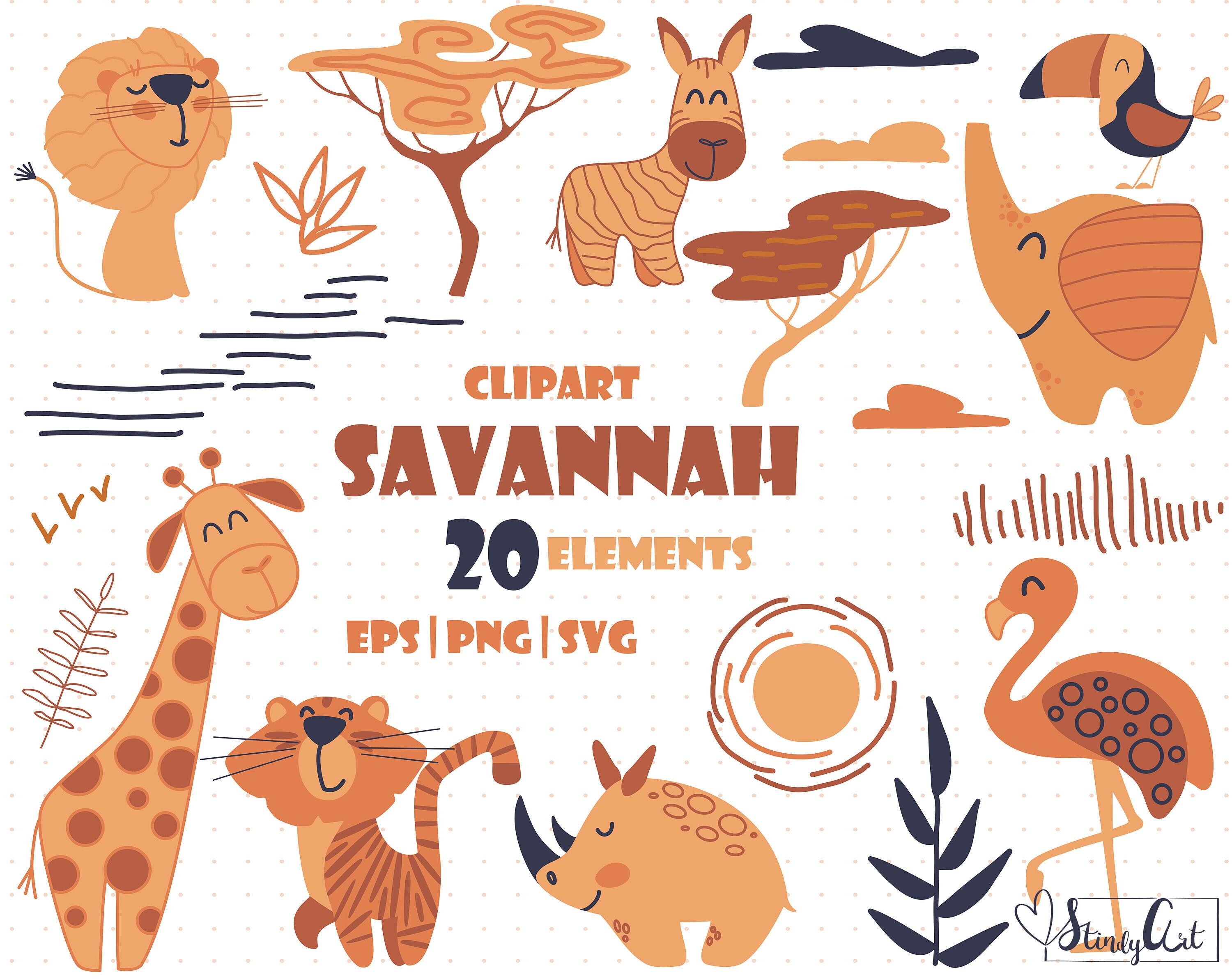 Baby Animals Svg Includes Baby Tiger Svg Ang Giraffe Svg, Zebra Svg and ...