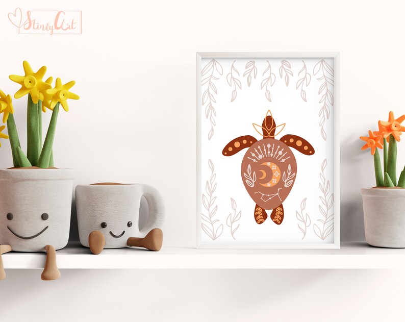 Boho Svg, Celestial Svg and Ocean Svg - Sea Turtle Svg, Narwhal Clipart ...