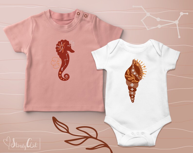 Boho Svg, Celestial Svg and Ocean Svg - Sea Turtle Svg, Narwhal Clipart ...