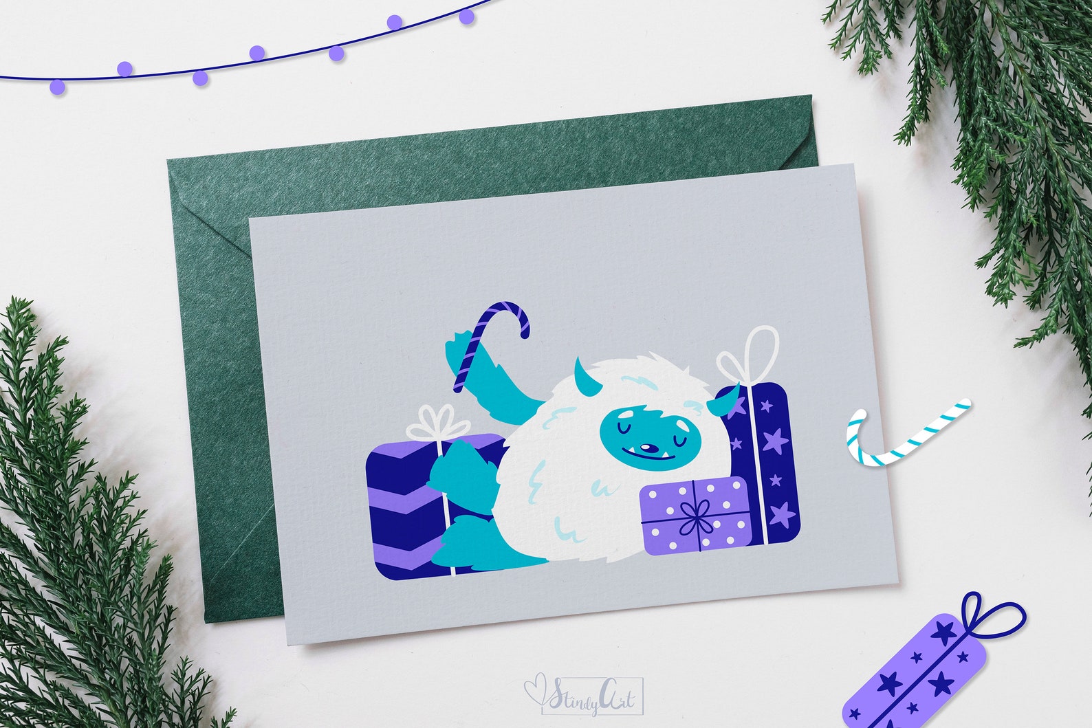 Christmas Yeti Svg Bigfoot Svg, Cute Yeti Clipart With Snowflakes ...