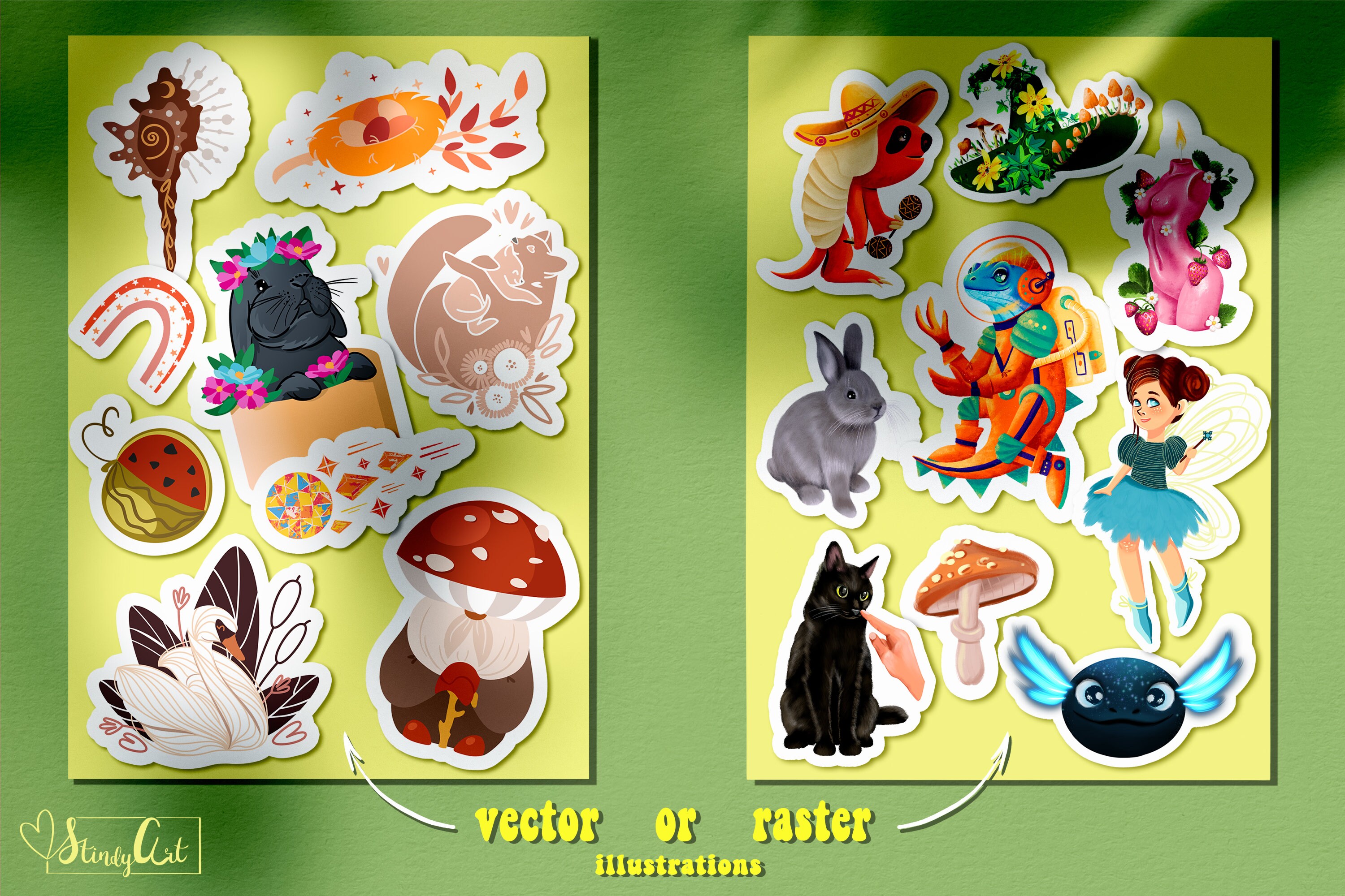 Custom Sticker Commissions Digital Cute Stickers, Commission Stickers ...