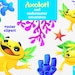 Axolotl Vector Files With Yellow Axolotl Clipart and Salamander Png ...