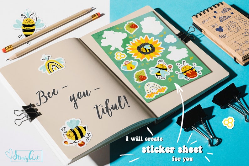 Custom Sticker Commissions - Digital Cute Stickers, Commission Stickers ...
