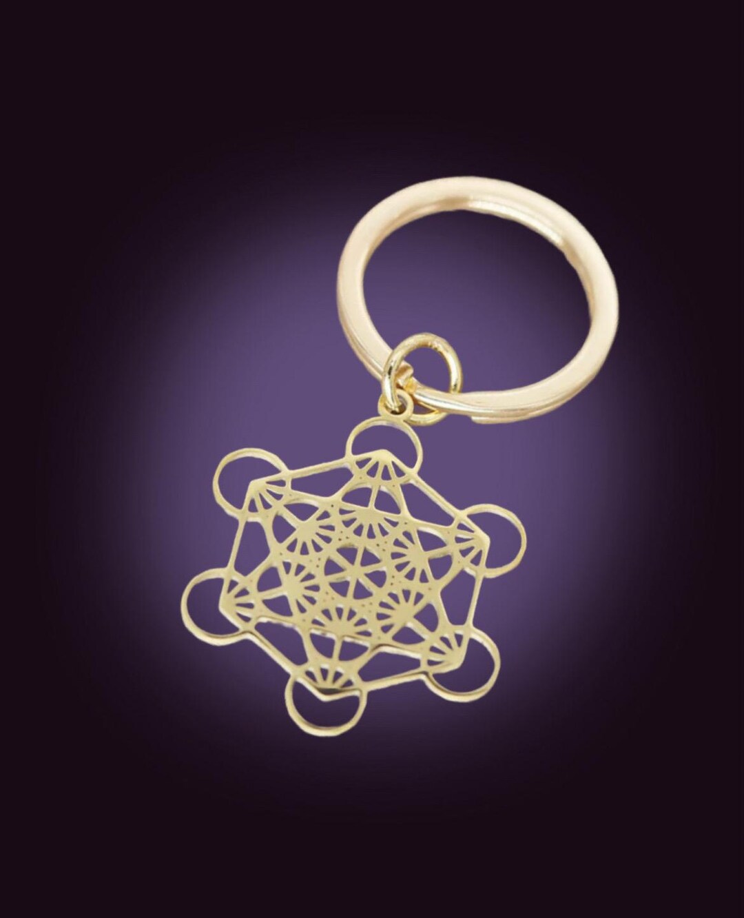 Sacred Geometry Keychain - Etsy