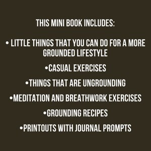 An Introduction to Grounding Minibook - Etsy