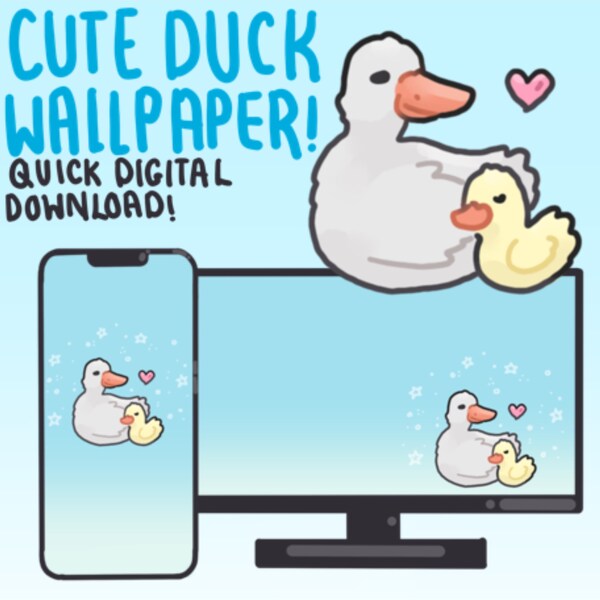 Duck Phone Wallpaper - Etsy