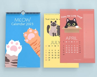 2023 Cat Desk Calendar - Etsy