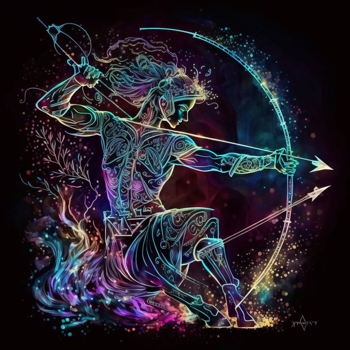 Sagittarius 12 Zodiac Sign T Shirt Mugs Canvas Wallpaper Tumblers