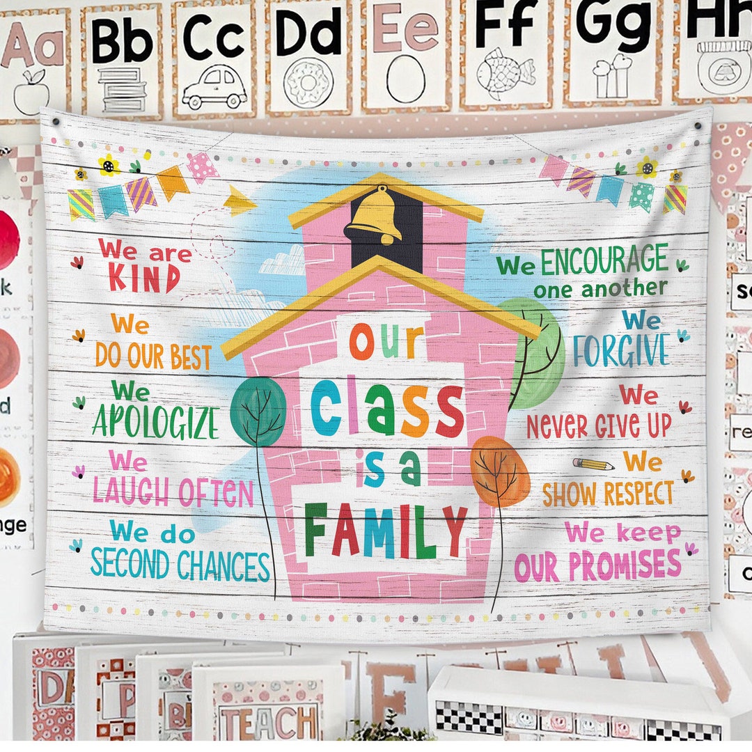 Classroom Tapestry, Classroom Decor, Classroom Banner, Teacher ...