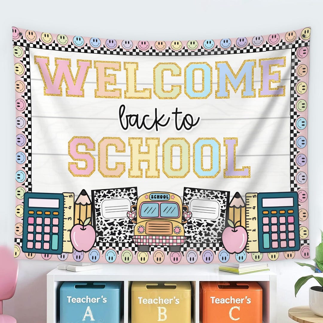 Custom Classroom Tapestry, Classroom Decor, Classroom Composition ...