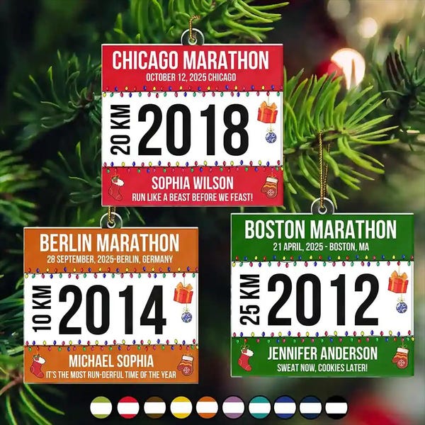 Custom Marathon Race Bib - Etsy