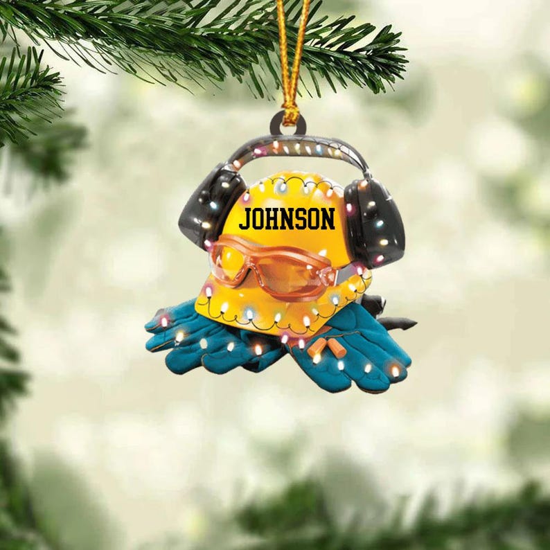 Personalized Coal Mining Equipment Christmas Ornament, Coal Mining ...