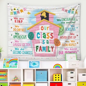 Classroom Tapestry, Classroom Decor, Classroom Banner, Teacher ...