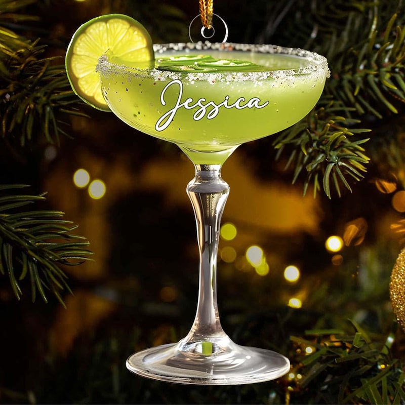 Margarita Cocktail Ornament - Etsy