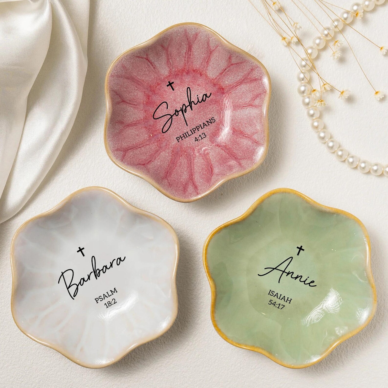 Personalized Favorite Bible Verse and Name Faith Ring Dish, Funny ...