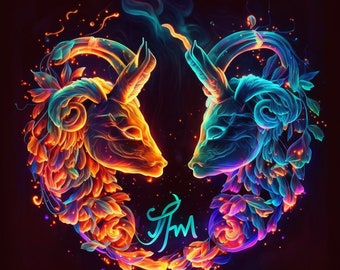 Aries 12 Zodiac Sign T Shirt Mugs Canvas Wallpaper - Etsy