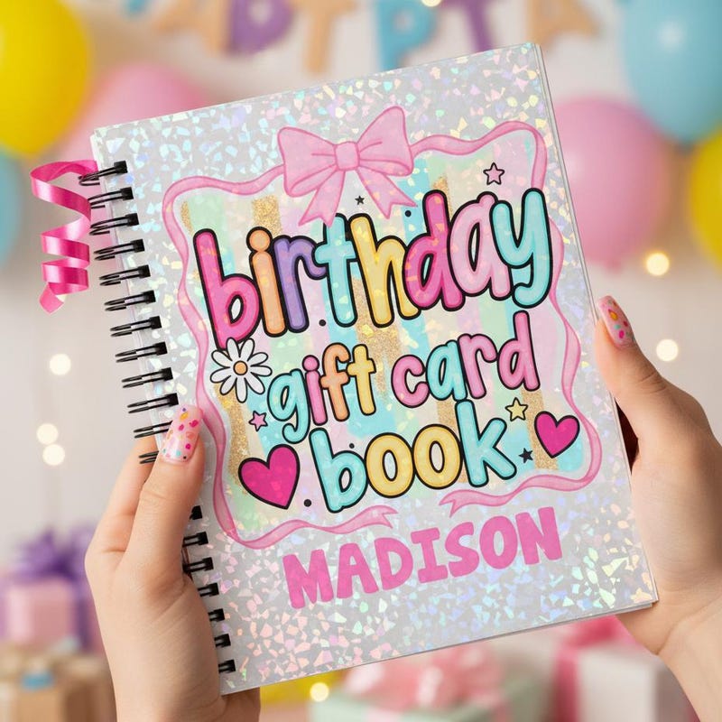 Girl Giftcard Book - 60+ Gift Ideas for 2026